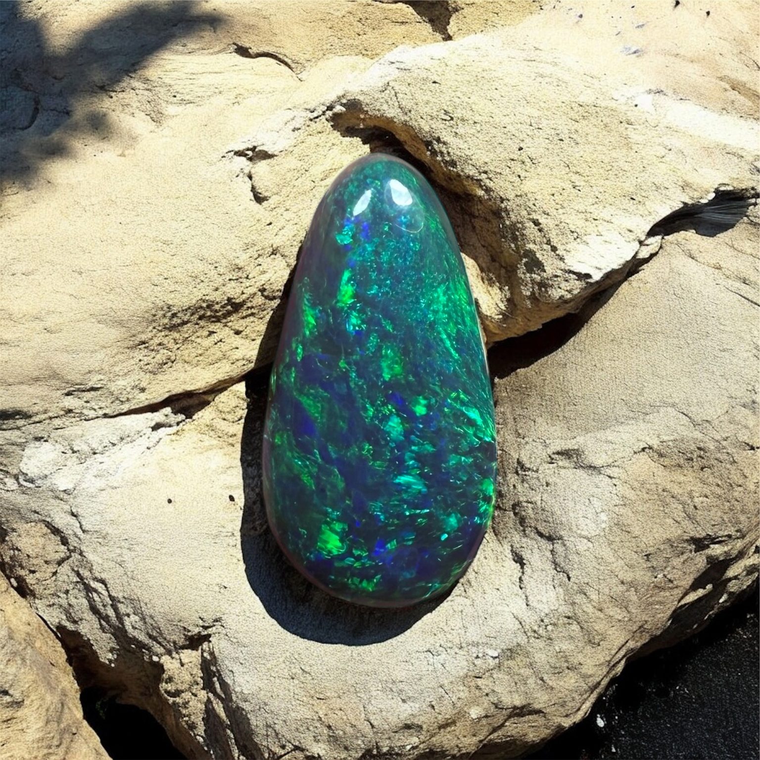 3.24ct Australian Natural Solid Black Opal - Opals To You